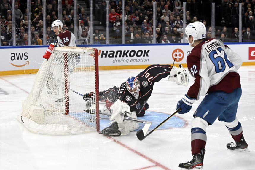 Avalanche top Blue Jackets 5-1 to sweep Finland series - Saturday ... Avalanche top Blue Jackets 5-1 to sweep Finland series - Saturday ...