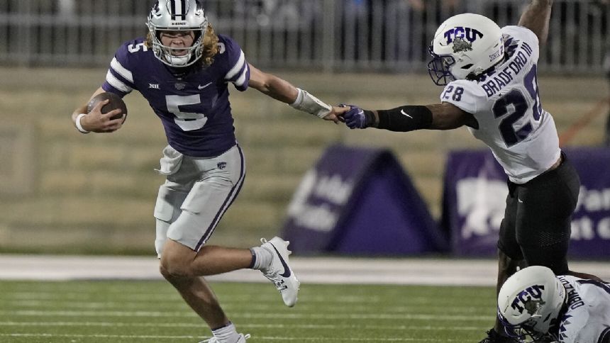 Howard Throws 3 Td Passes To Help Kansas State Beat Tcu 41 3 Sunday