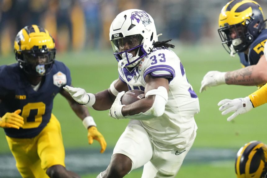 No 3 Tcu Beats No 2 Michigan 51 45 In Cfp Semifinal Saturday