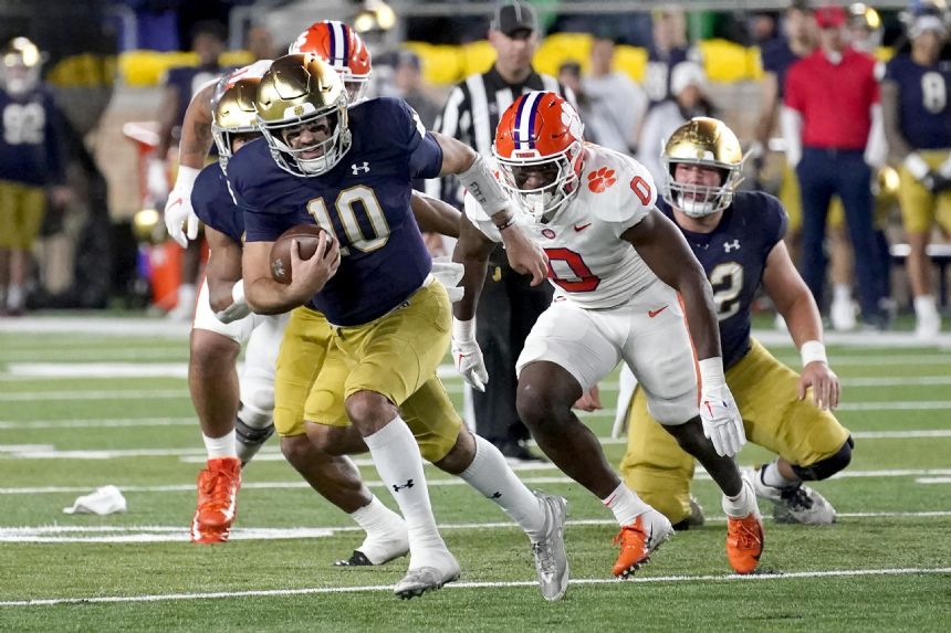 Notre Dame beats No. 5 Clemson 35-14 with punt block for TD - Saturday ... Notre Dame beats No. 5 Clemson 35-14 with punt block for TD - Saturday ...