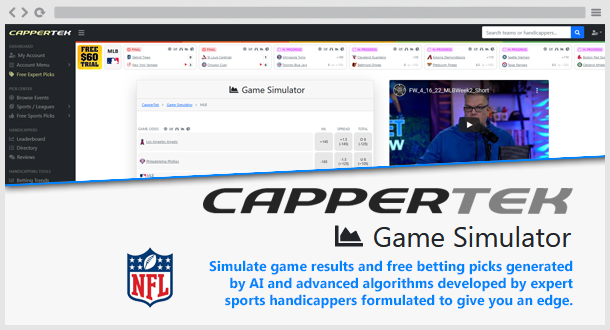 NFL Football Game Simulator - CapperTek